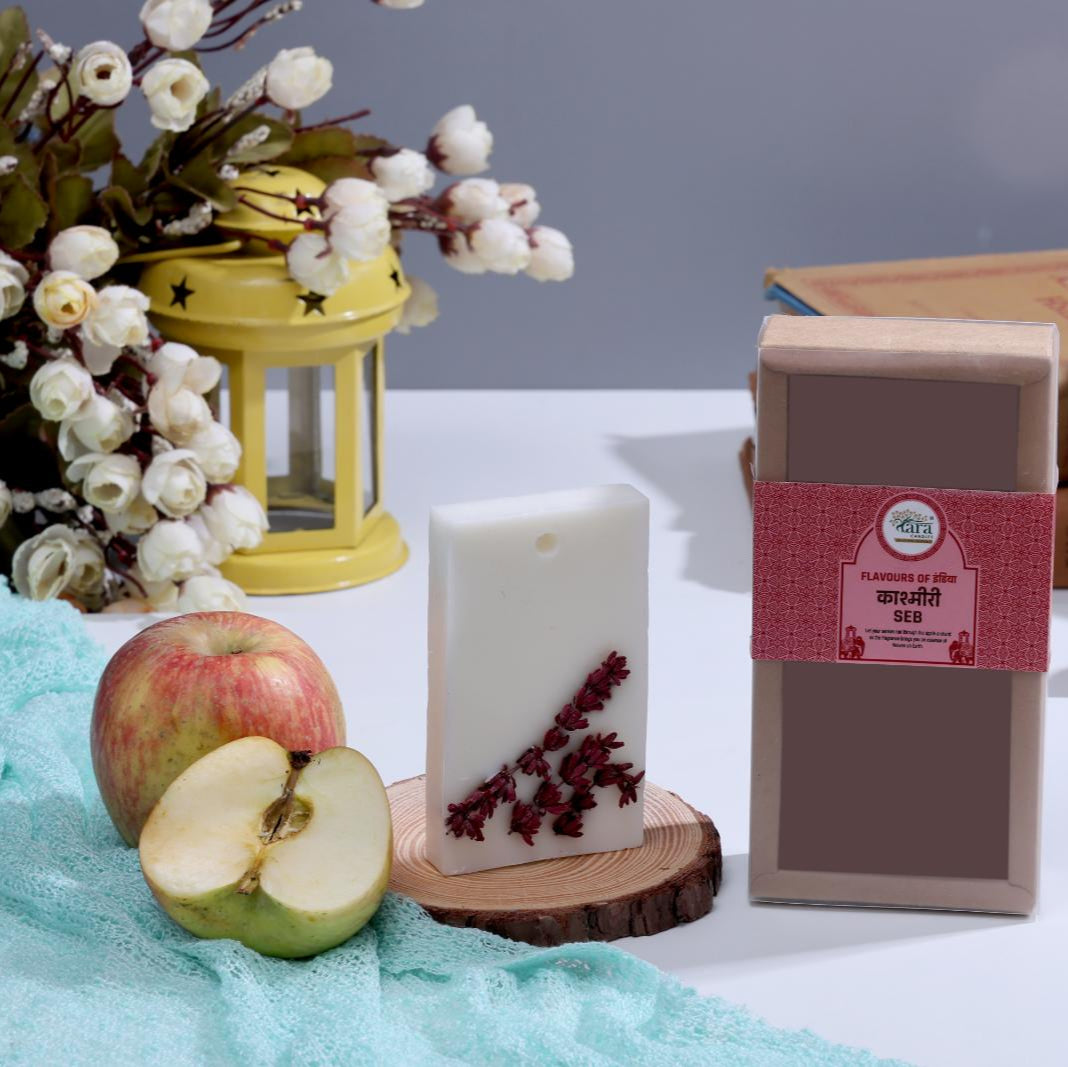 Kashmiri Seb | Flavour Of India | Aroma Wax Bar – Tara Candles shop